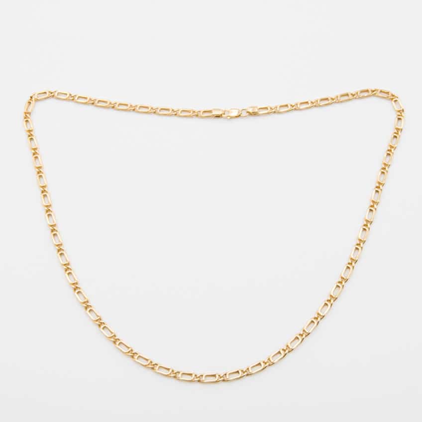 Snail Chain Gold Necklace - Ave Maria Jewellery